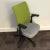 Knoll Remix Modern Office Chair - Green/Gray | Chairish