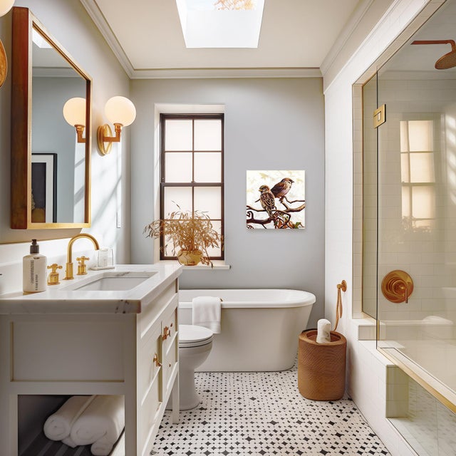 Seeing the Forest - Abstract Nature Birds Still Life Oil Panting on ...