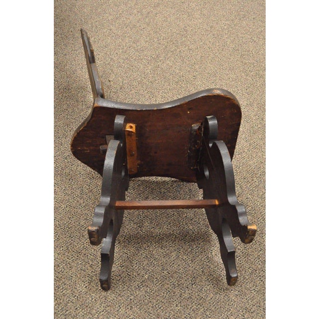 Antique Hand Carved Wood Figural Bard Musician Medieval Gothic Tavern ...