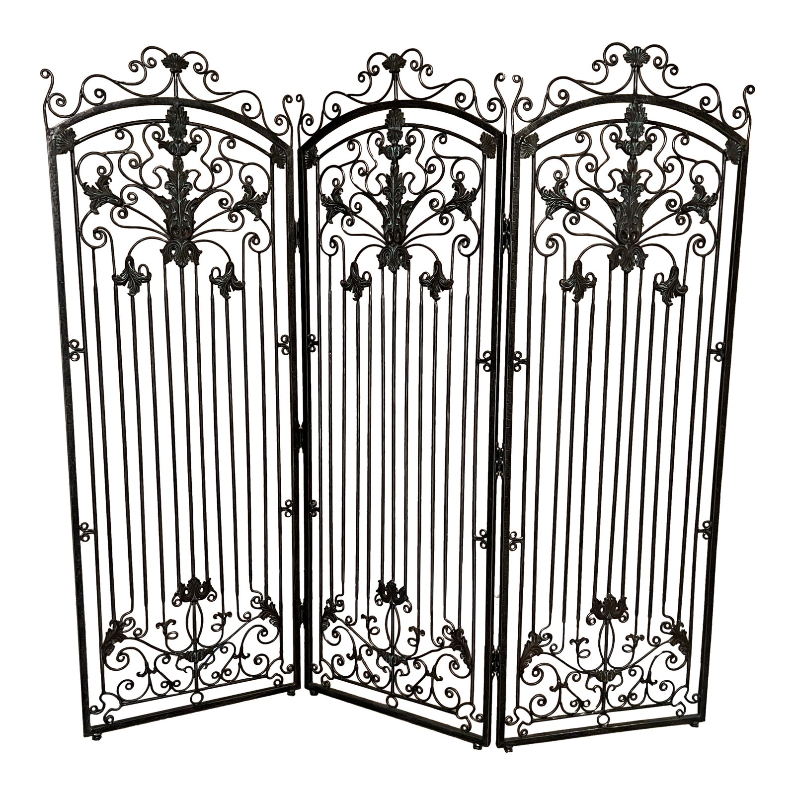 1990s French Iron Partition | Chairish