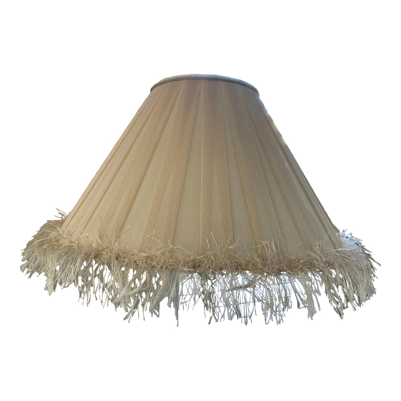 1990s Lamp Shade With Fringe | Chairish