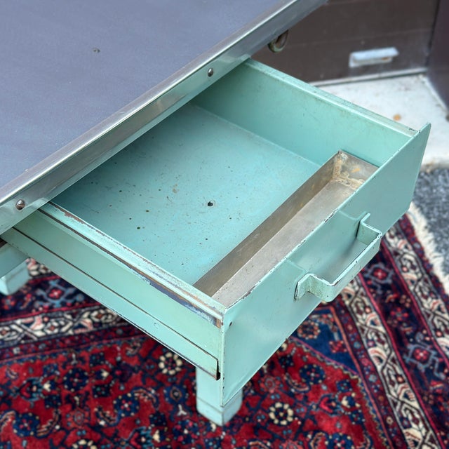 1950's Usps Post Office Postal Mail Sorting Steel Industrial Desk ...