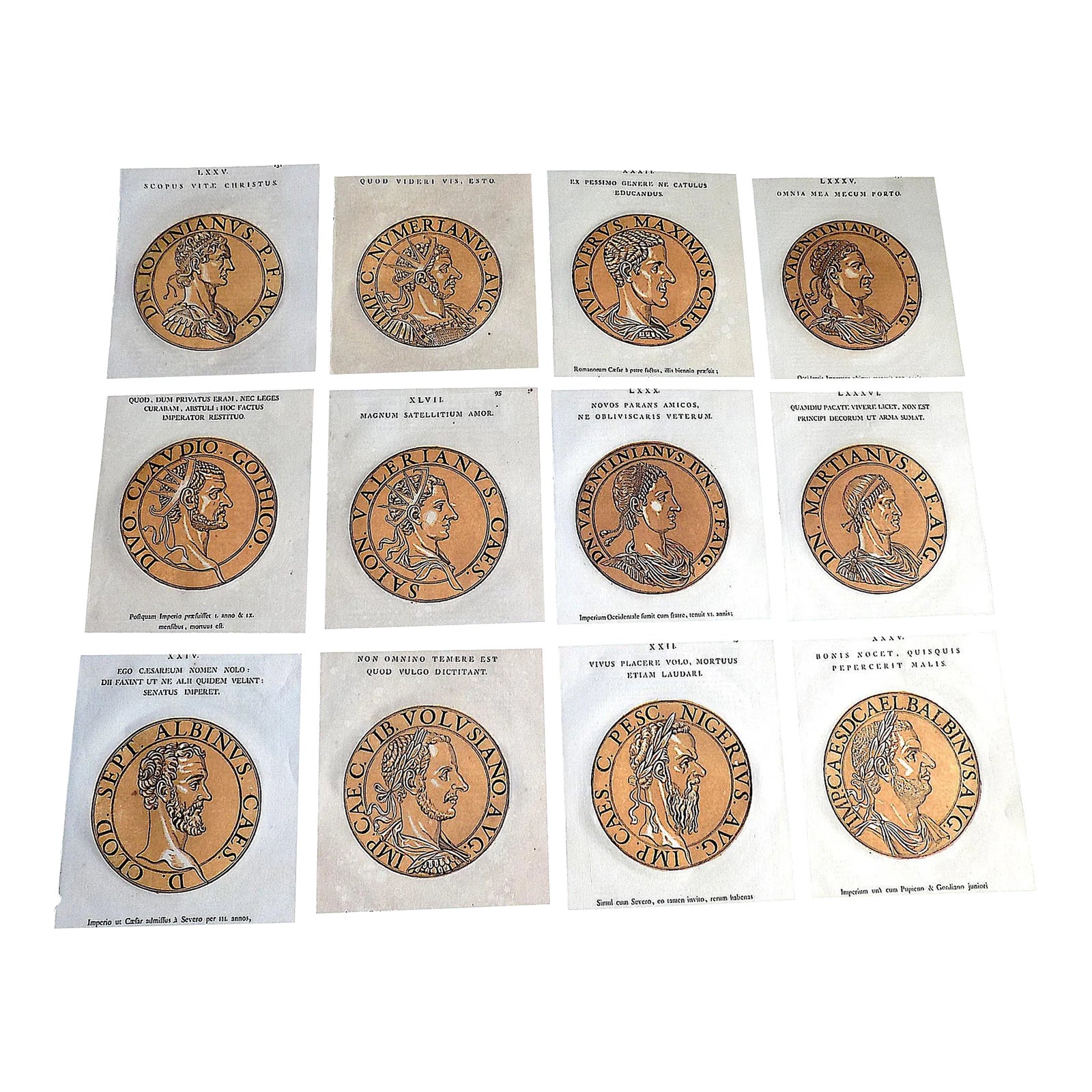 Authentic Antique Early 18th C. Hubert Goltzius Chiaroscuro Woodcut ...