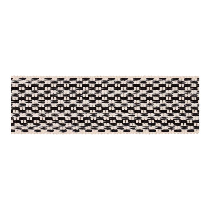 Schumacher Crawford Check Tape Wide in Basalt | Chairish