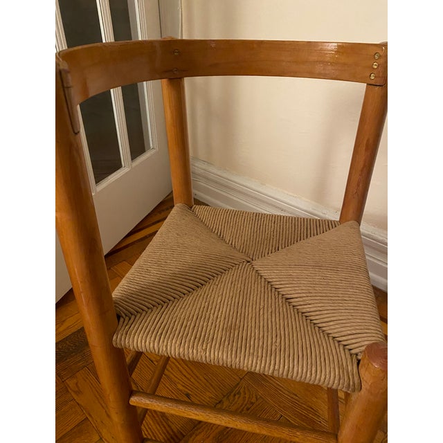 Early 20th Century Curved Wood Corner Chair, Child Size | Chairish