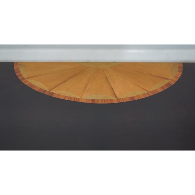 English Federal Style Inlaid Mahogany Console Hall Table | Chairish