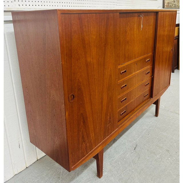 Mid-Century Danish Modern Teak Storage Cabinet | Chairish