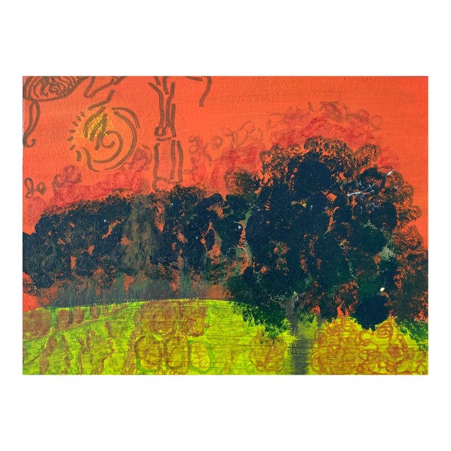 1970s Larry Connatser Landscape Painting | Chairish