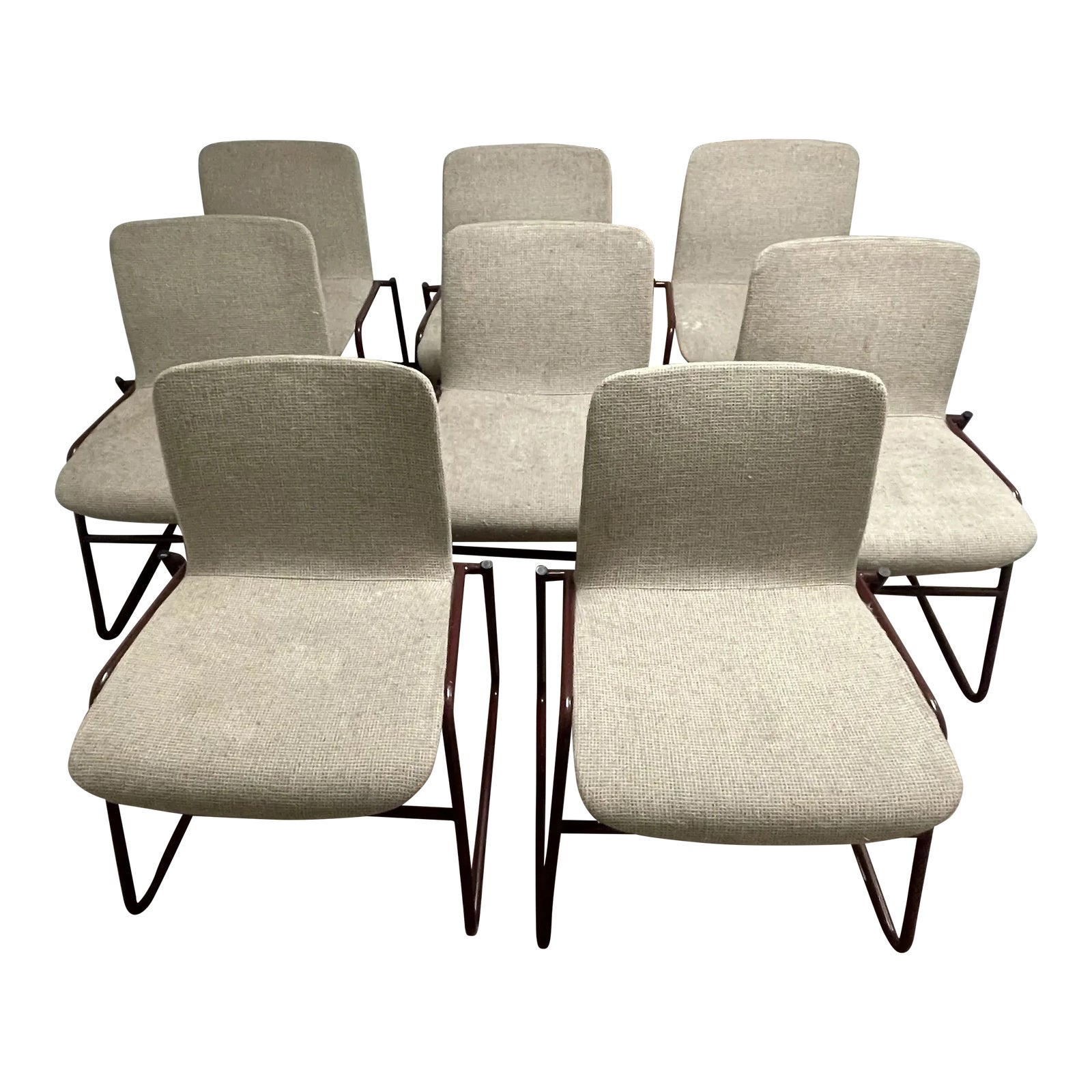 1970s Set of 8 Kinetics Dining Chairs | Chairish
