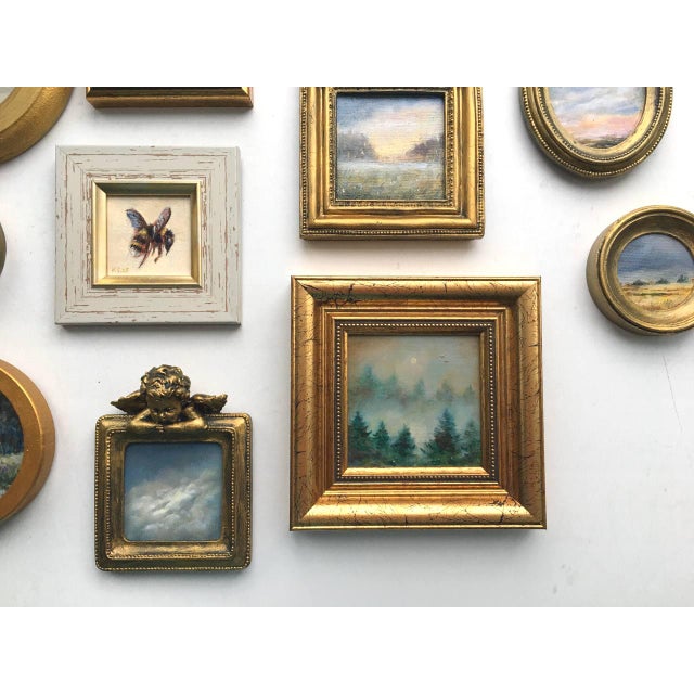 Contemporary Realism Framed Forest Painting Original Landscape by ...