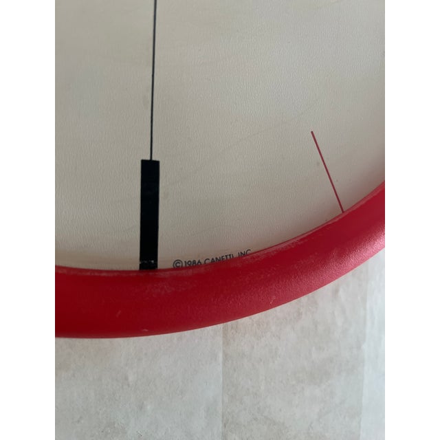 1986 Canetti Moderntime Wall Clock | Chairish