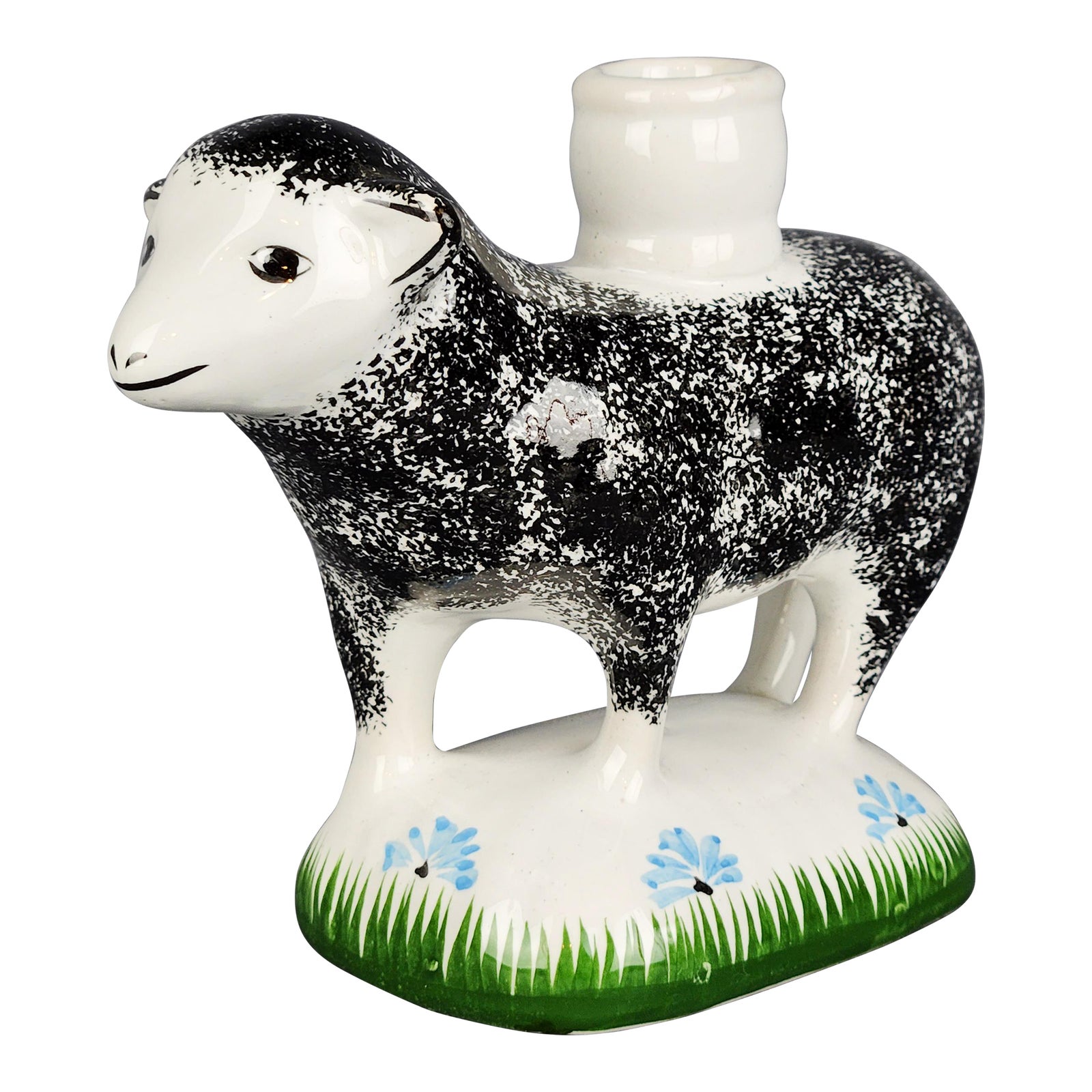 Vintage Ceramic Lamb Candlestick Holder Figurine Made in Portugal ...