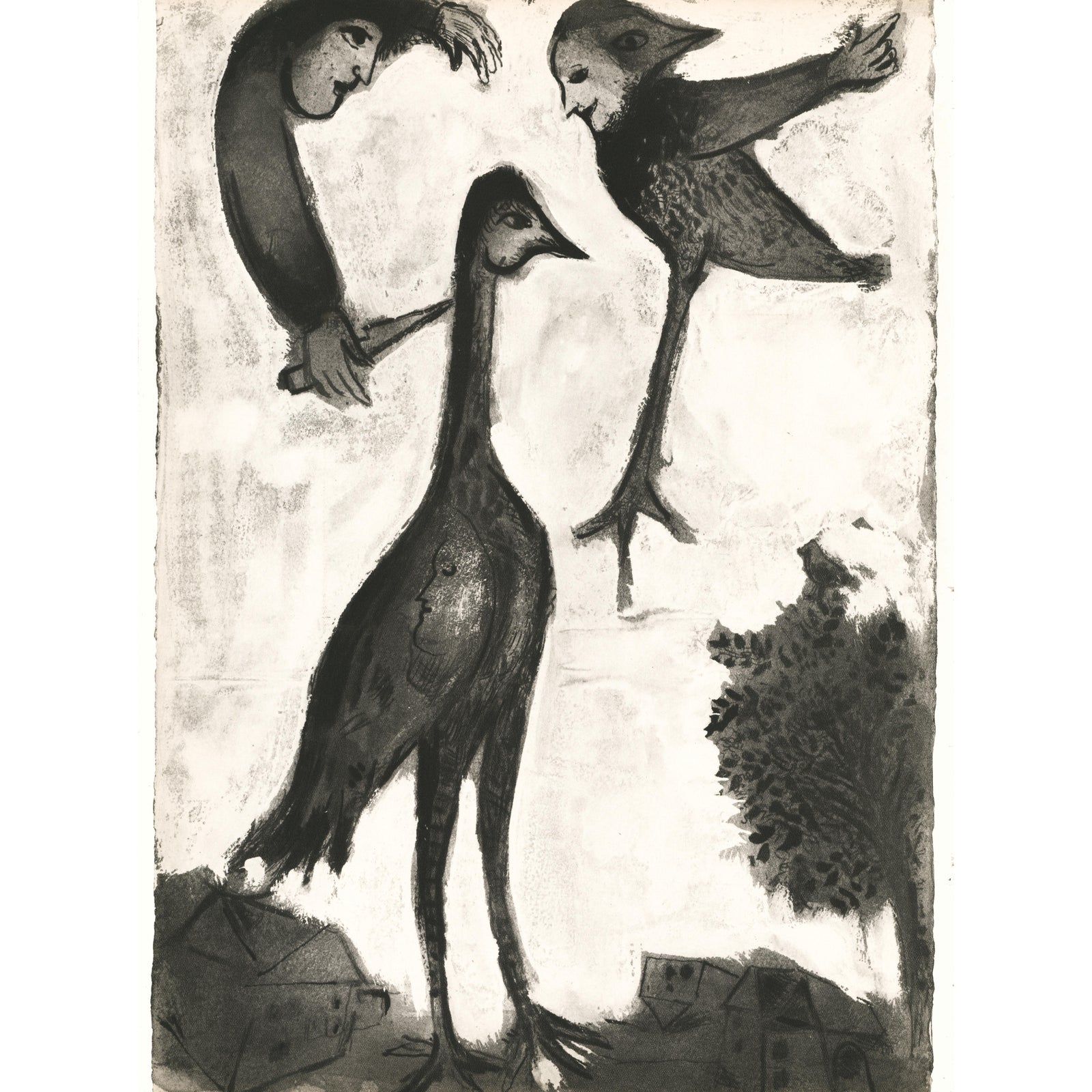 Original 1950 Lithograph "Le Cuisinier" From "Contes De Boccace" by ...