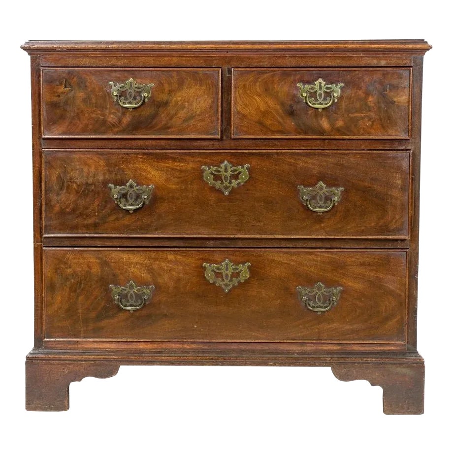Antique Late 18th Century American Walnut Bachelors Chest | Chairish