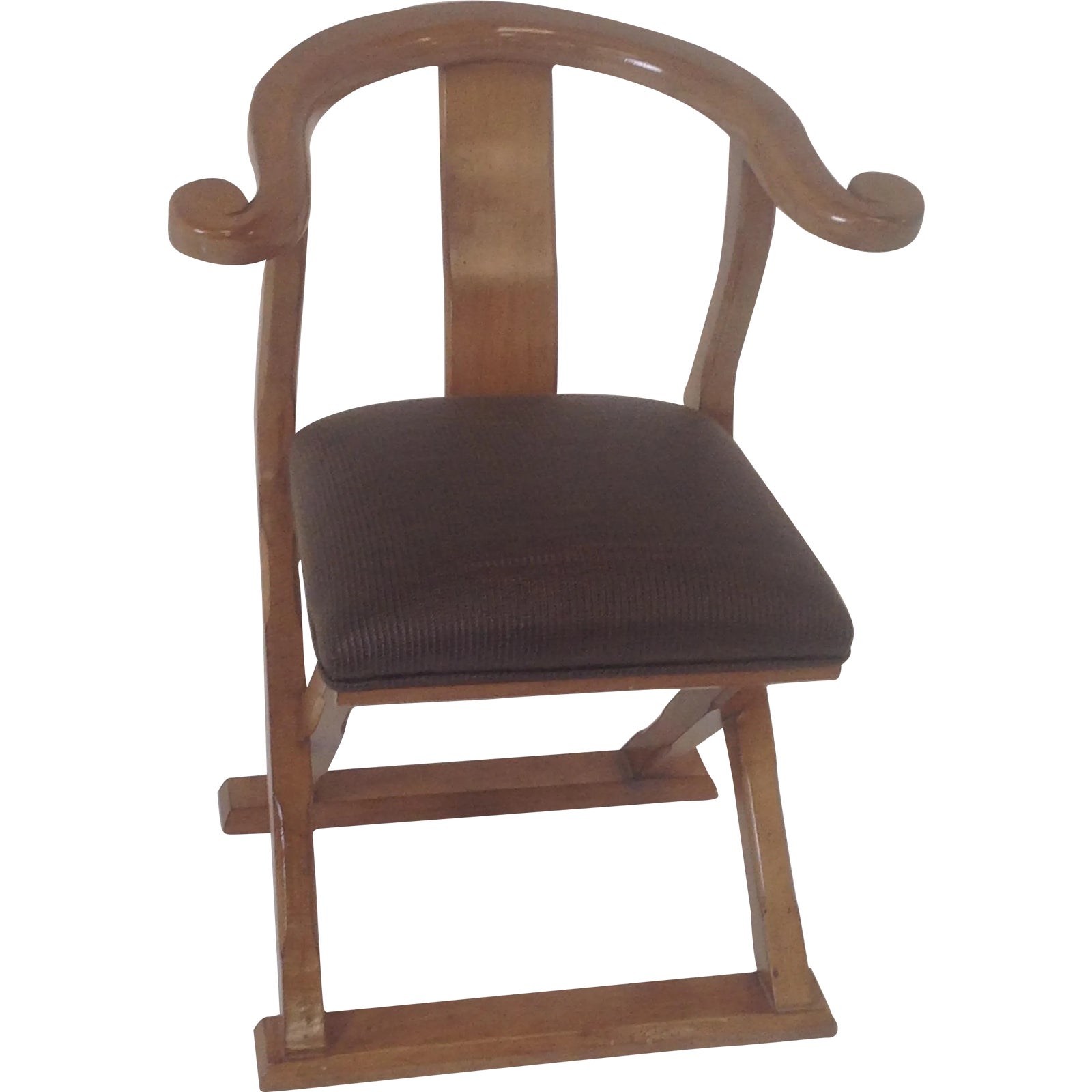 Asian Modern Lounge Chair | Chairish