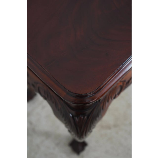 Wellington Hall Ball & Claw Mahogany Console Table | Chairish