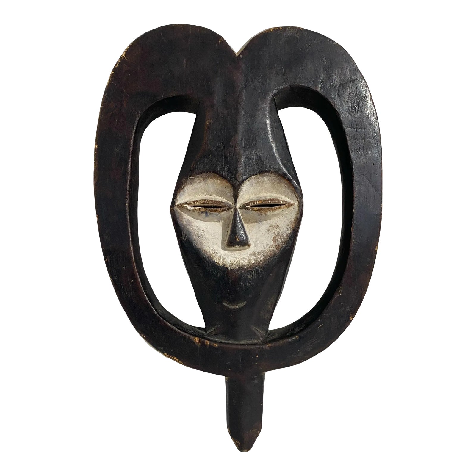 Tribal Ceremonial Kwele Mask, Gabon, Africa16.5" H | Chairish