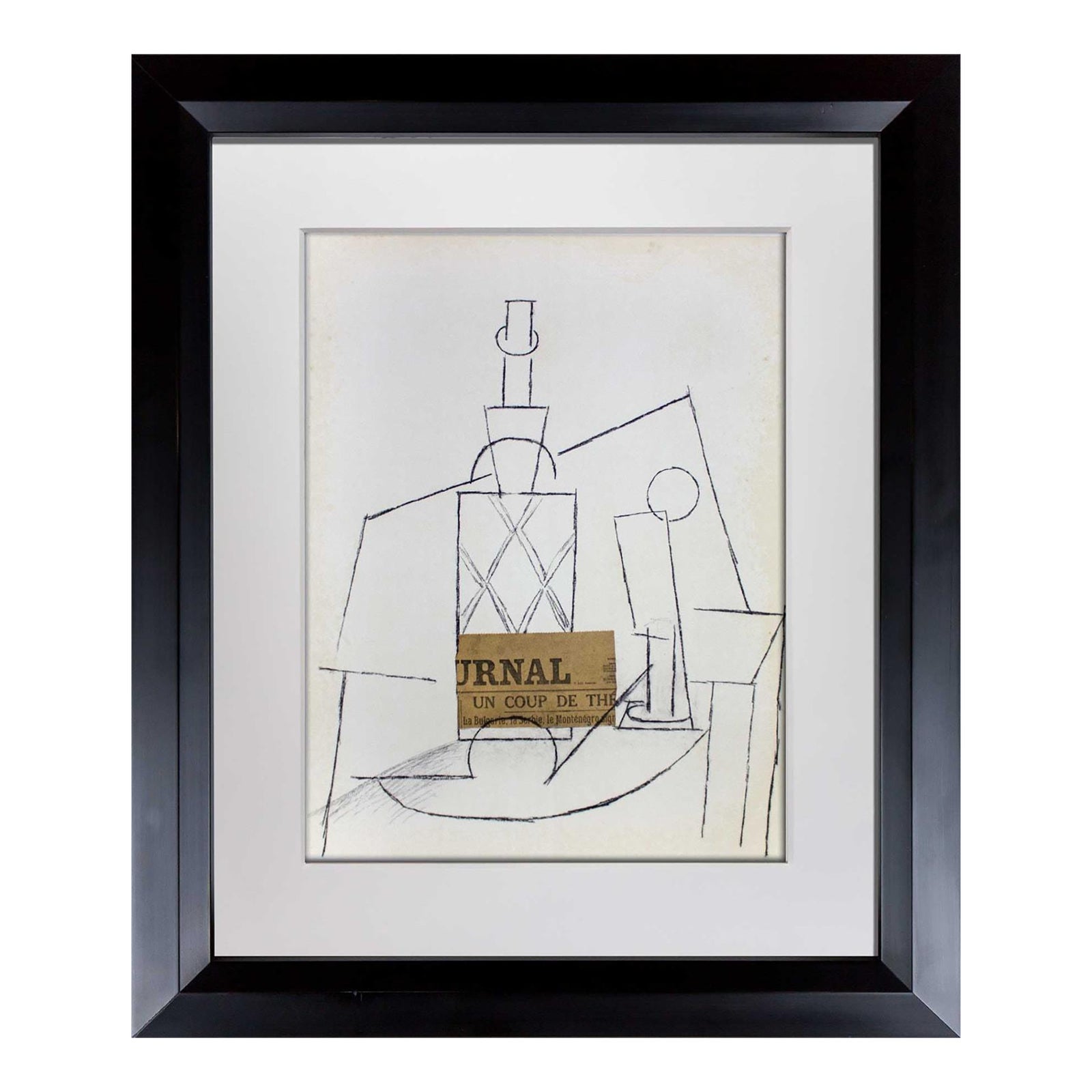 Pablo Picasso Lithograph Ltd. Ed 28/100 "Bouteille De Rhum Paillee ...