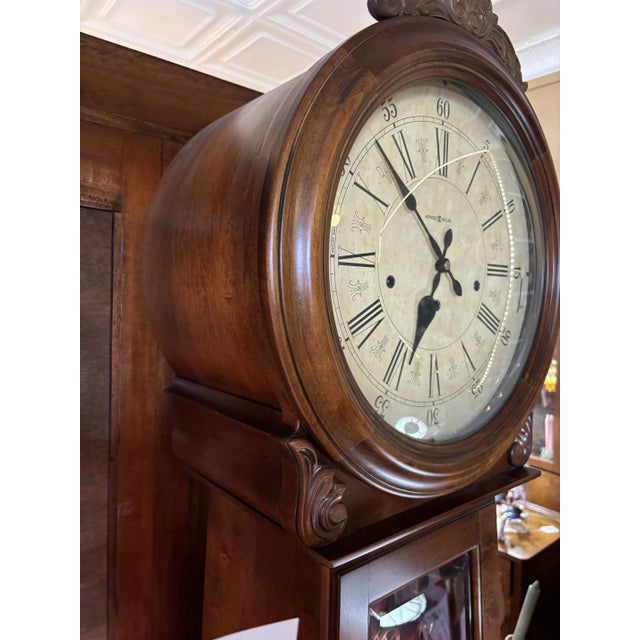 1970s Howard Miller La Rochelle Grandfather Clock Model 610-900 | Chairish