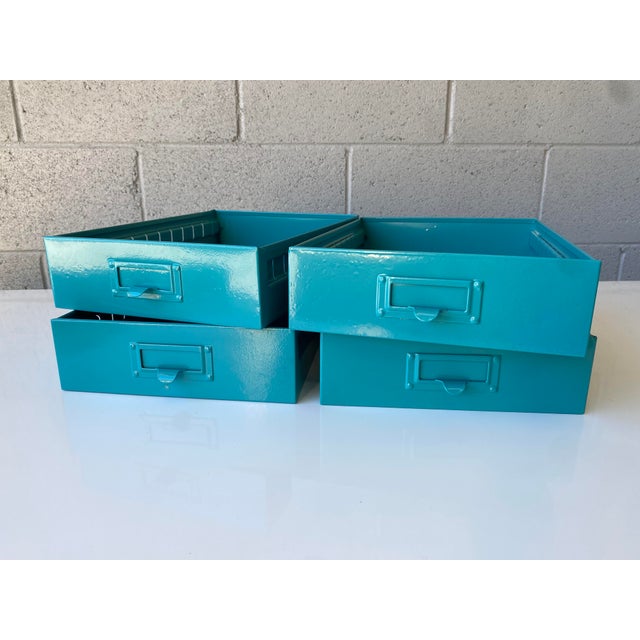 Mid Century Steel Drawer Insert, Repurposed as Organizer / Container ...