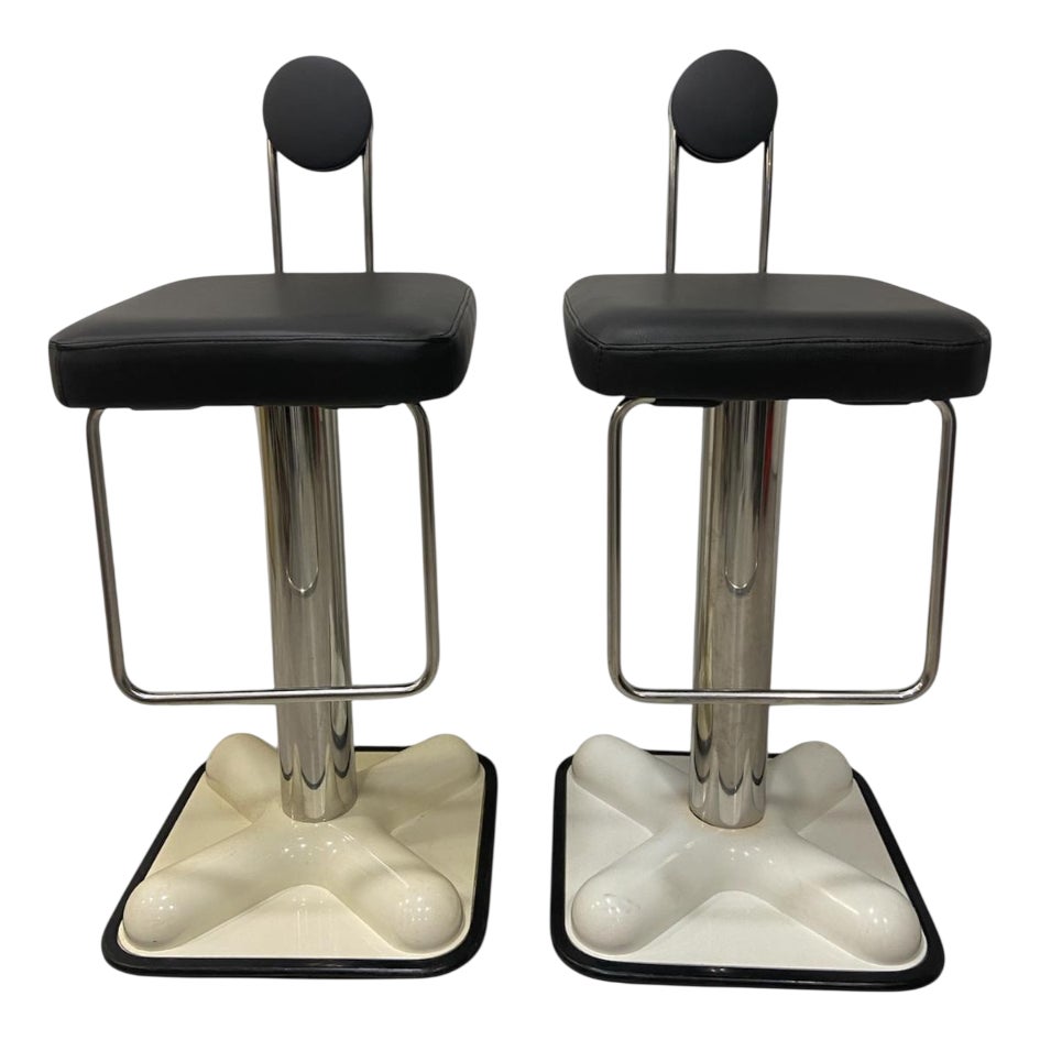 Birillo Stools by Joe Colombo for Zanotta, 1970s, Set of 2 | Chairish