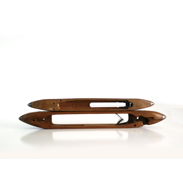 1940's Antique Textile Weaving Loom Shuttles- A Pair | Chairish