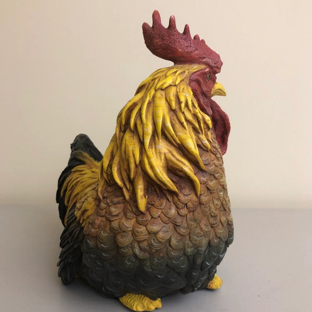 Vintage Rooster Figurine | Chairish