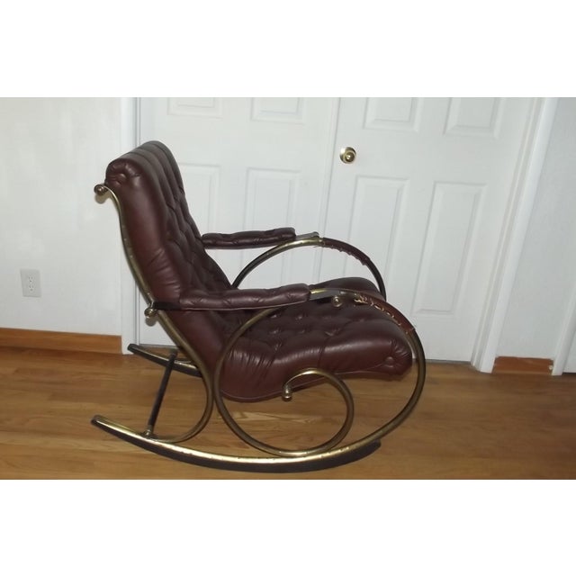 1960s Mid Century Tubular Rocking Chair Attributed to Lee Woodard ...