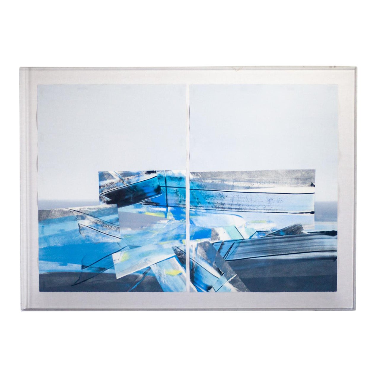 Late 20th Century Contemporary Abstract Mixed Media Large Scale 2d ...