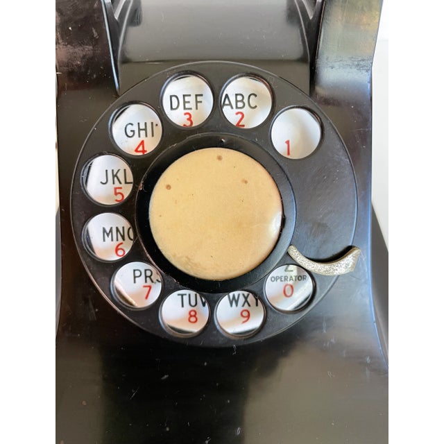 1930's Western Electric Prewar Model 302 Black Telephone | Chairish