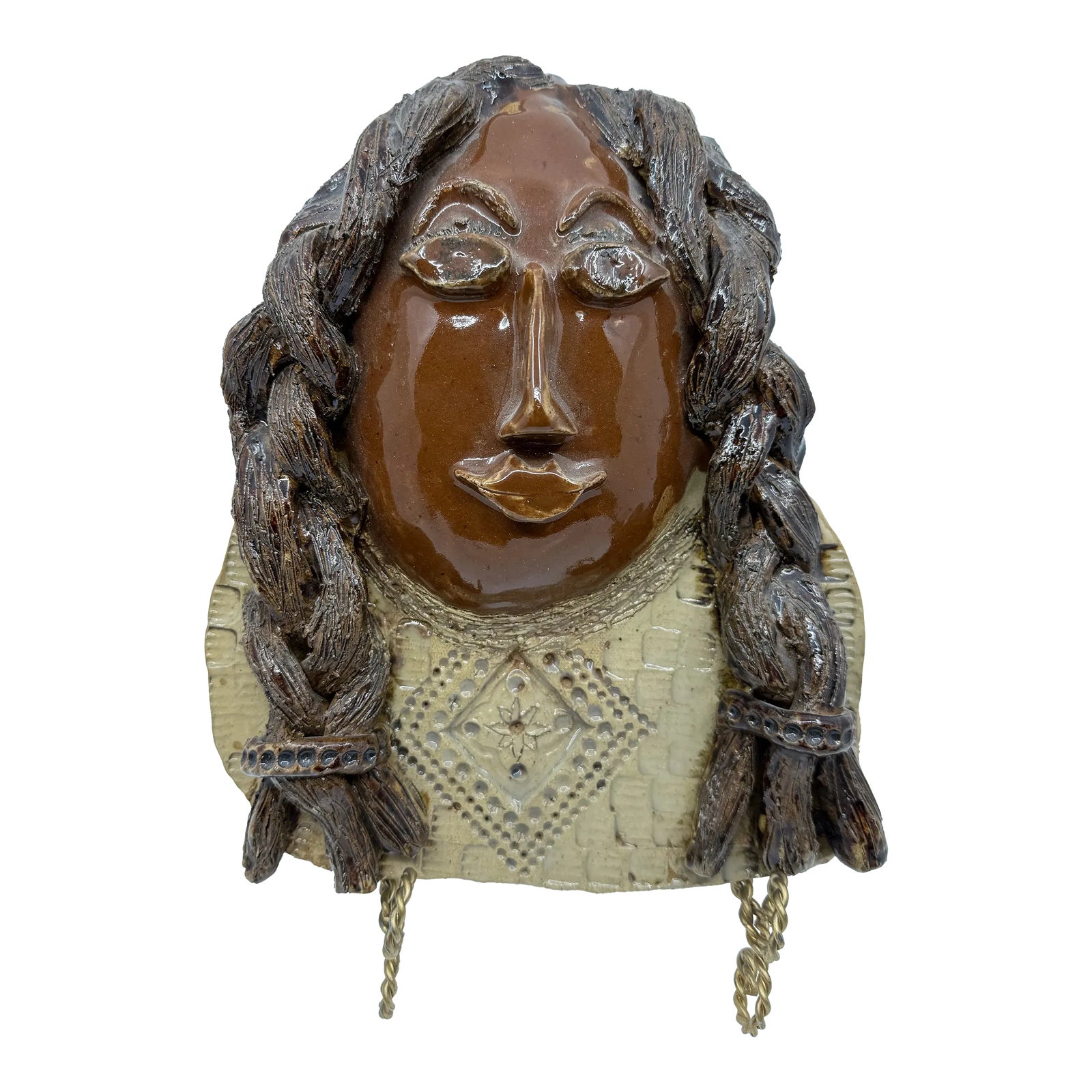 Vintage Tabletop Sculpture of a Woman | Chairish
