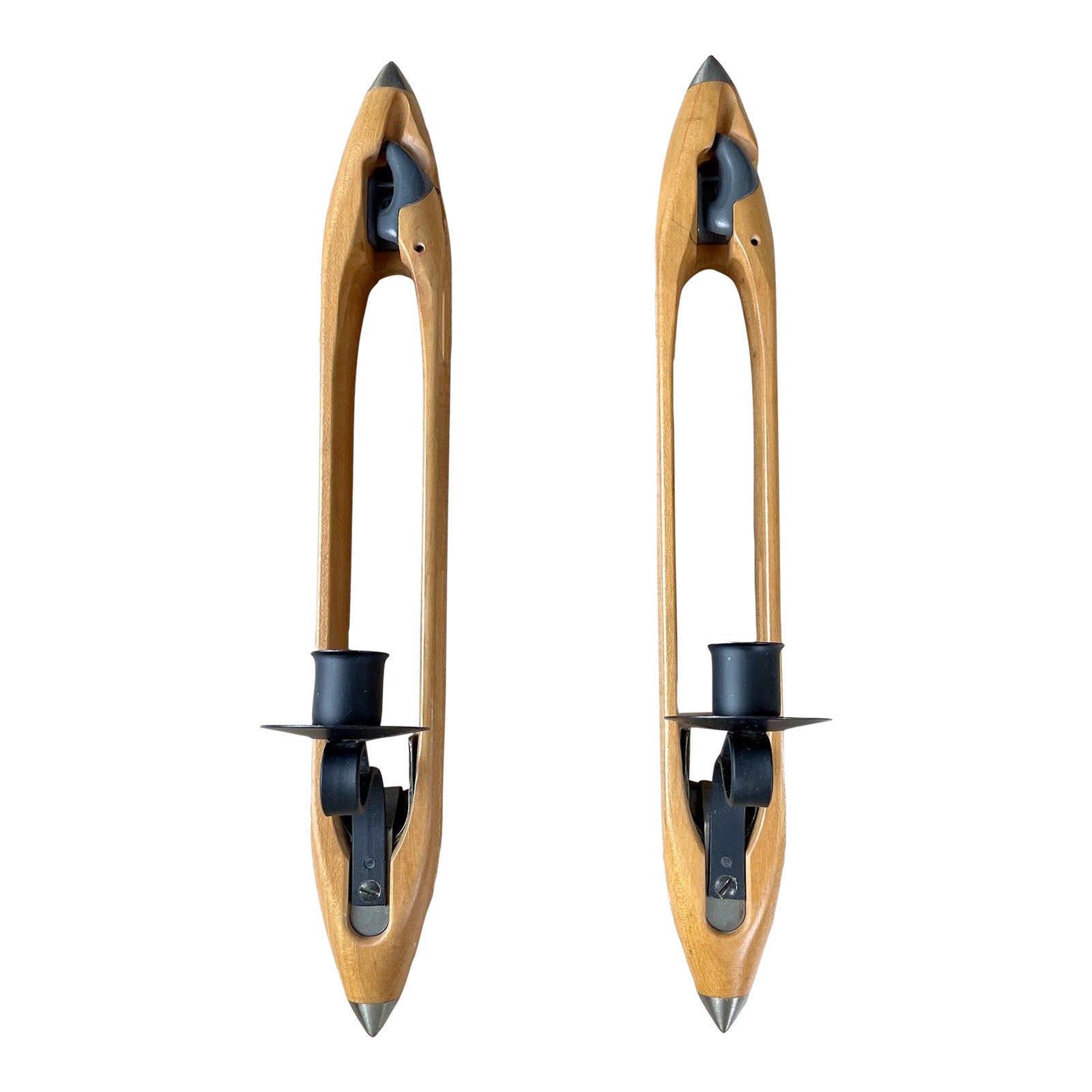 1960s Draper Tru Flight Shuttle Sconces - a Pair | Chairish