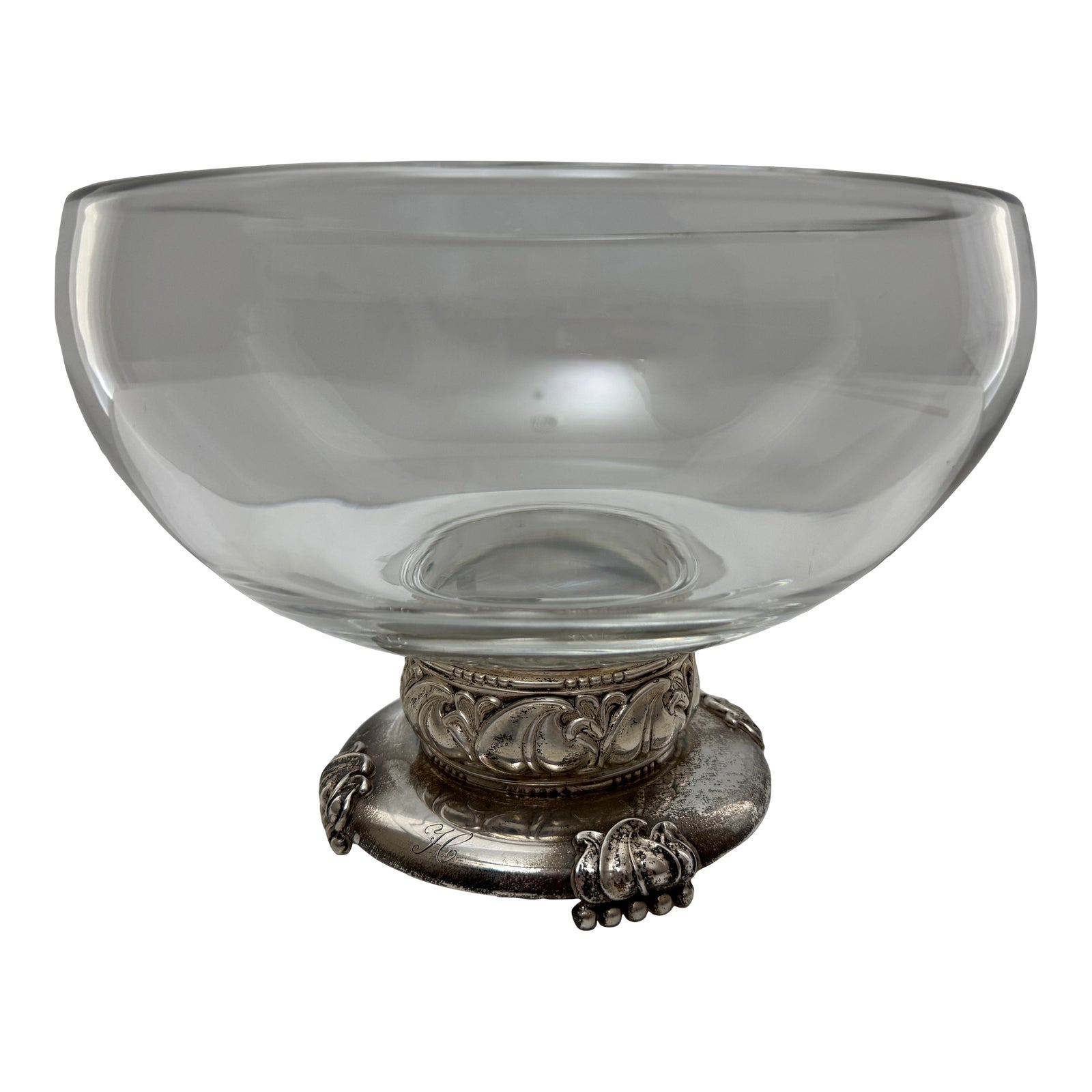 solid silver punch bowl