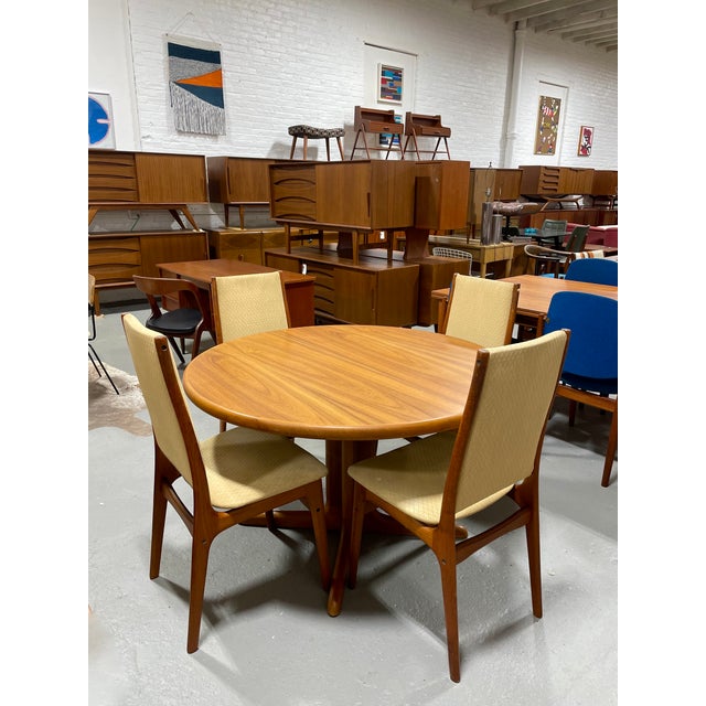 Mid Century Modern Teak Danish Dining Table by Skovby, Made in Denmark ...