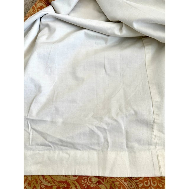 Rustic European Cotton/Linen Terra Cotta Print Blackout Drapery Panels ...