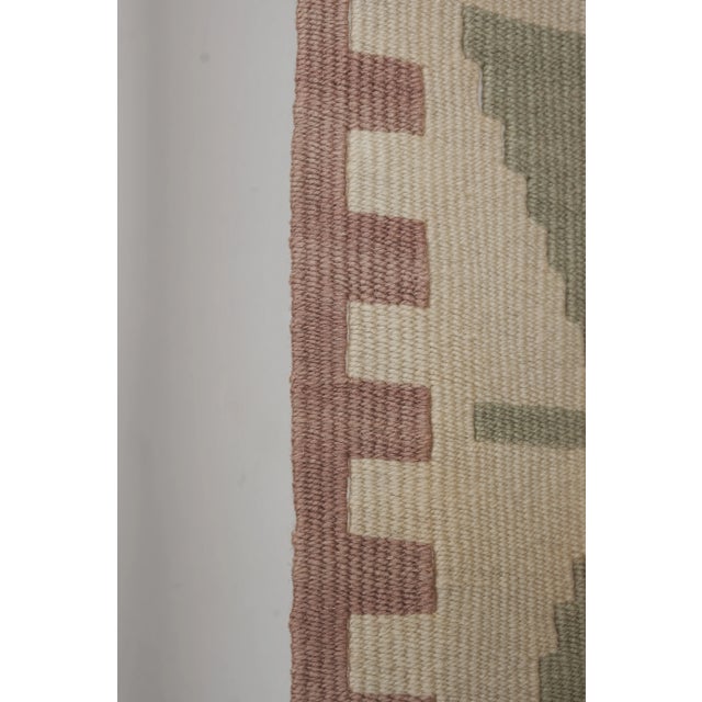 Vintage Pastel Floor Kilim Rug 4'6" X 7'7" | Chairish