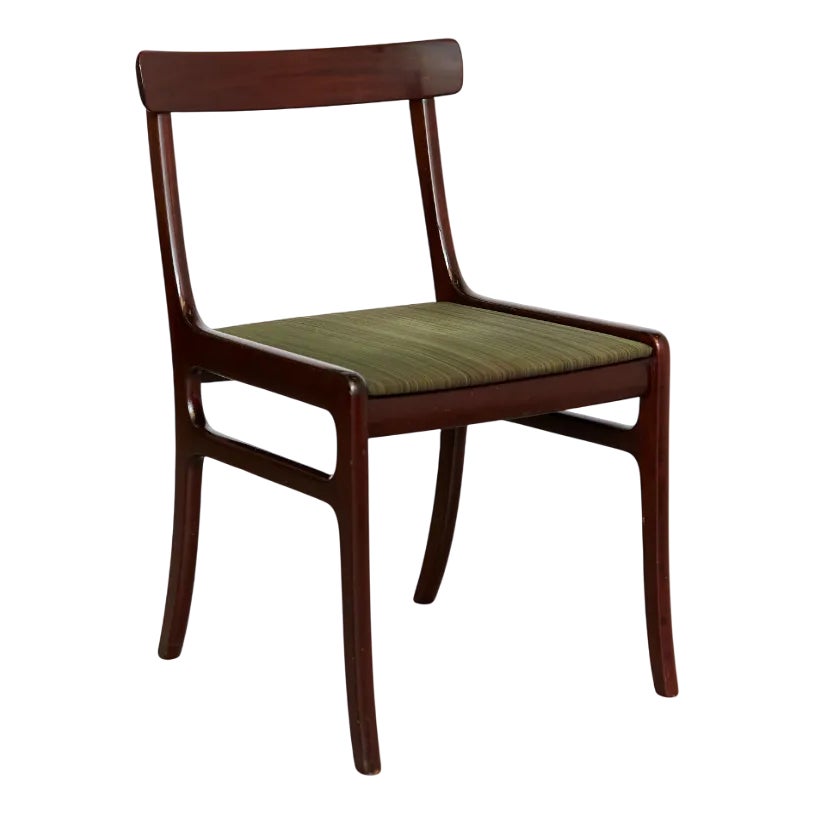 Mid-Century Mahogany Chair by Ole Wanscher for Poul Jeppesens ...