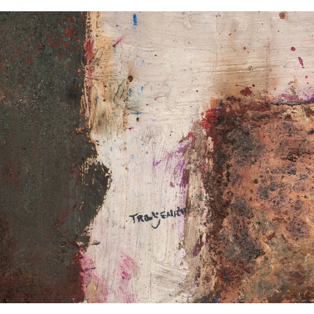 Arseniye Trboyevich 20th Century Wind Breaker Large Abstract Painting ...