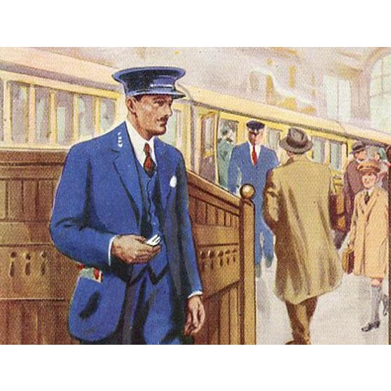 Vintage British Train Alphabet Print - Letter C | Chairish