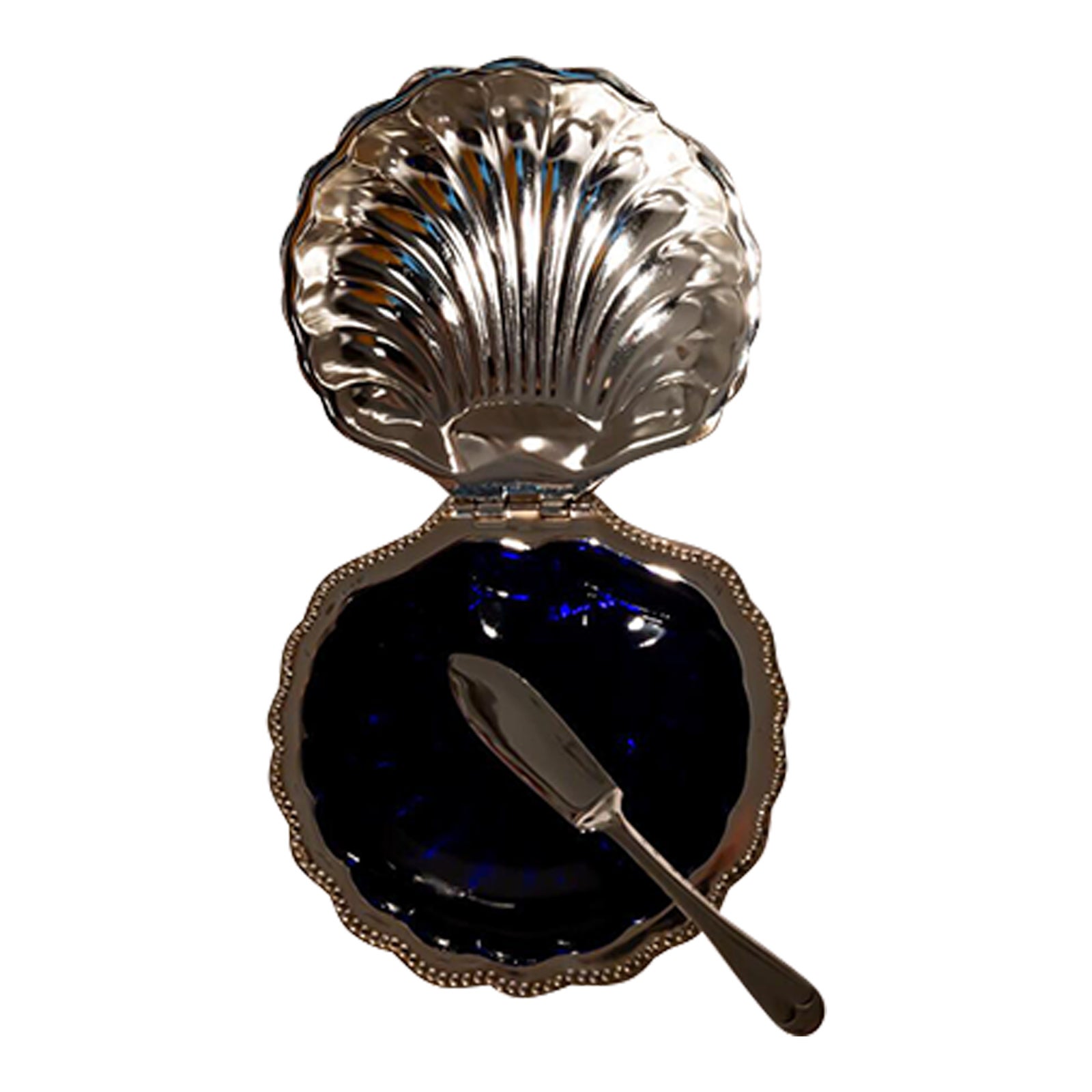 Vintage Shell Butter Dish | Chairish