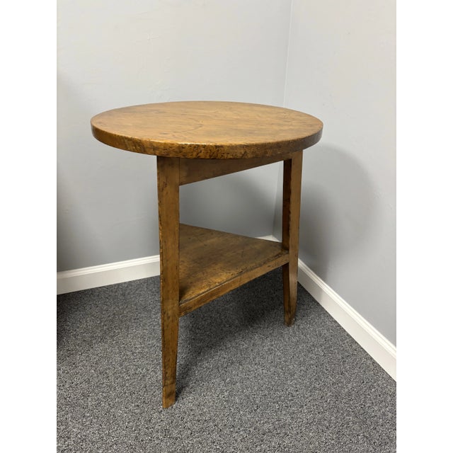 Antique English Cricket Table | Chairish