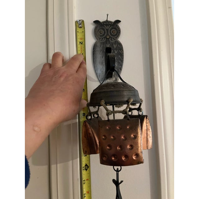 Vintage House Gong for Wall Mounting, Owl Plate With Three Copper ...