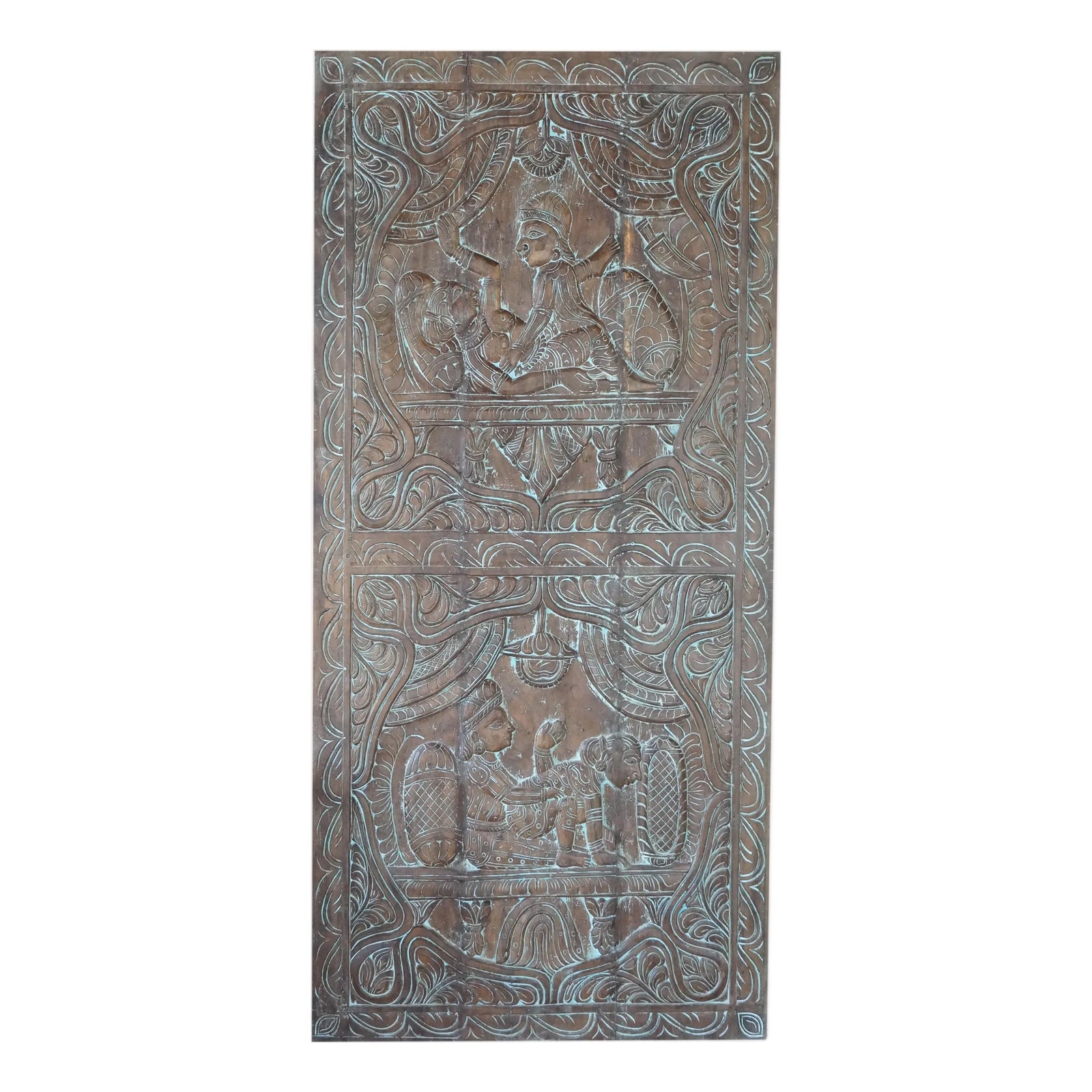 Vintage Carved Kama Sutra Wall Art – Intricate Artisan Panel | Chairish