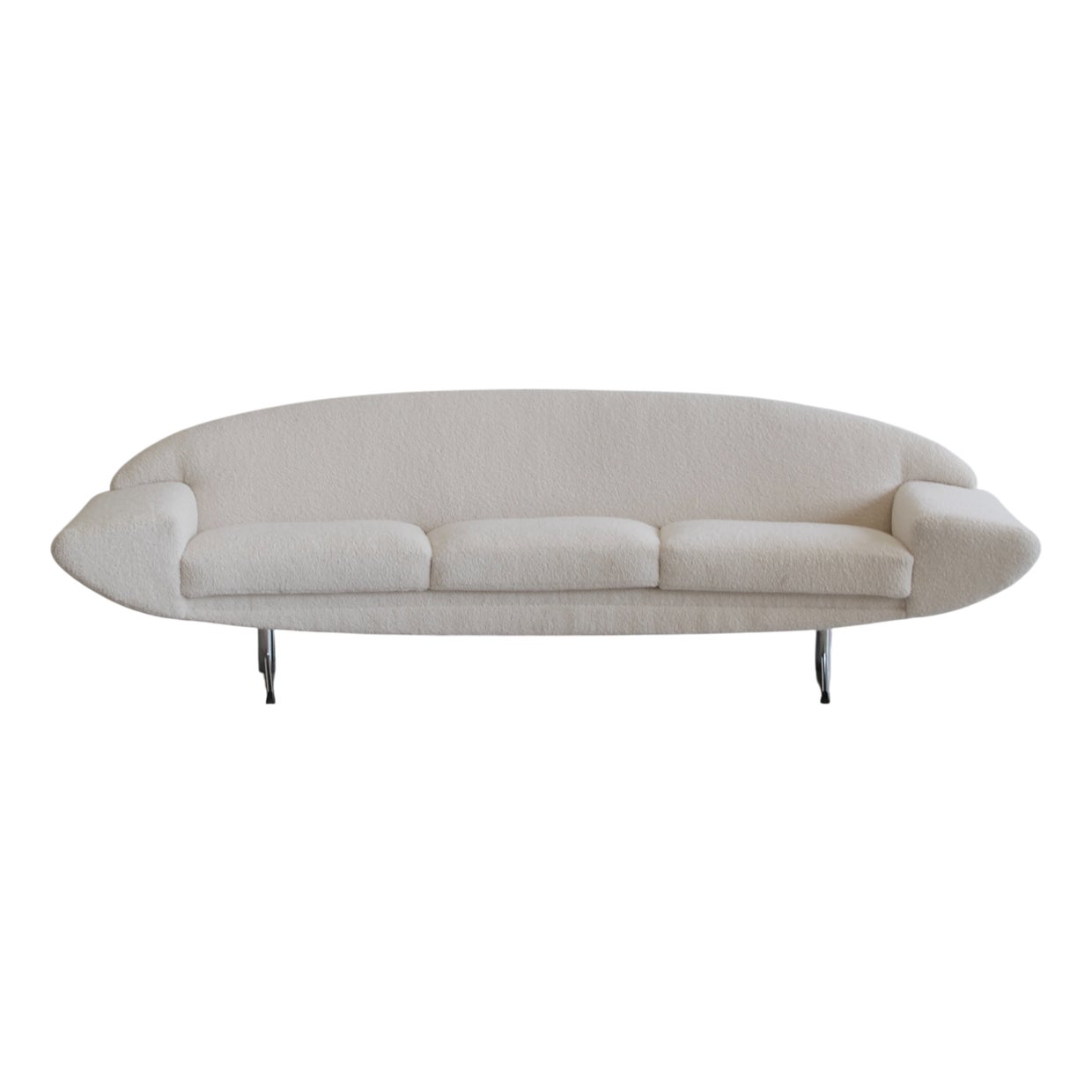 Curved Capri 3-Seater Sofa by Johannes Andersen for AB Trensums ...