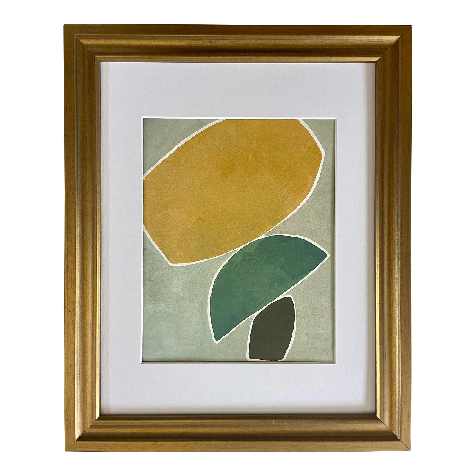 2023 "Boschetto" Contemporary Abstract Painting on Paper by Artist r.k ...