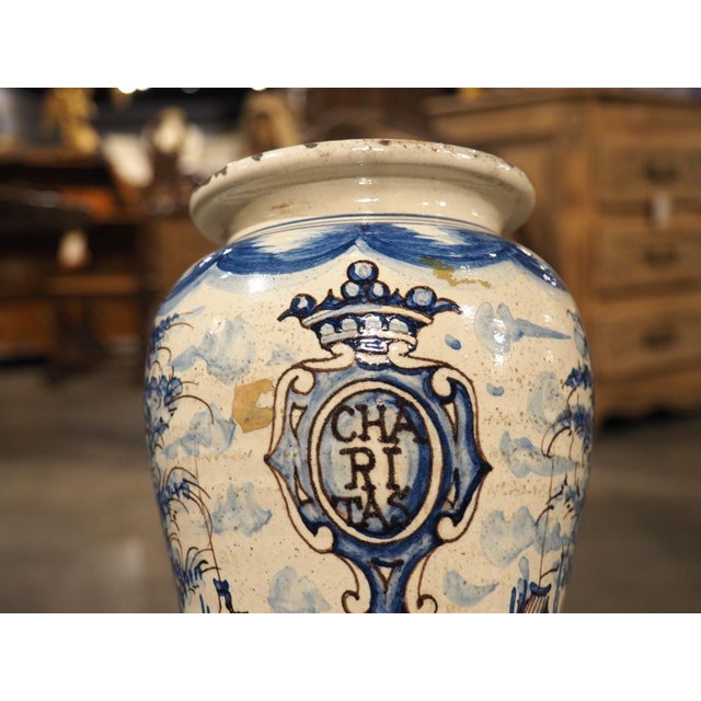 A Collection of 10 Italian Polychrome Albarelli Jars, 18th C. To 20th C ...