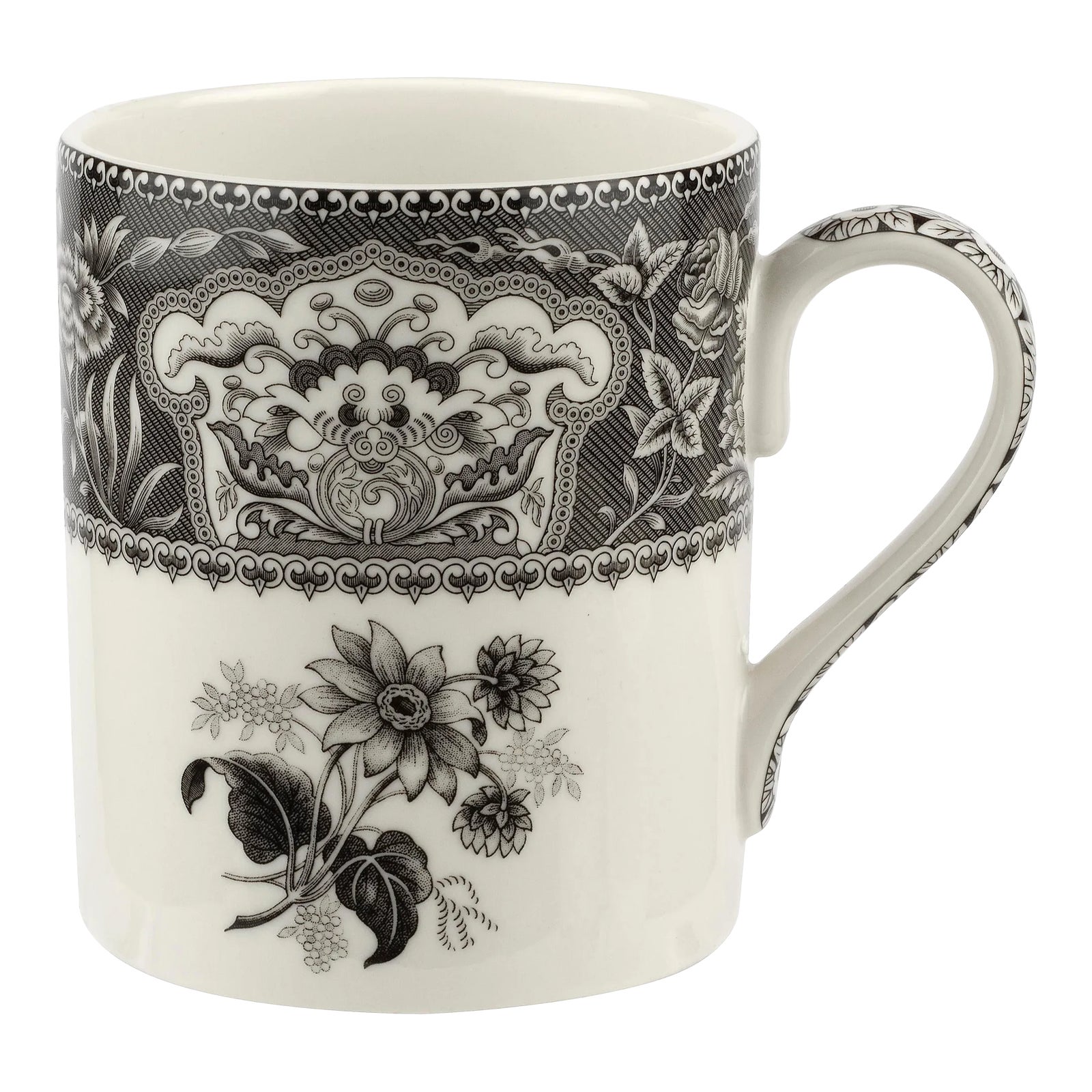 Spode Heritage 16 oz. Mug, Floral | Chairish
