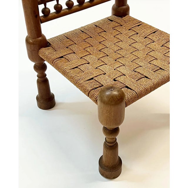 1970's Teak Punjabi Chair by M Hayat & Bros | Chairish