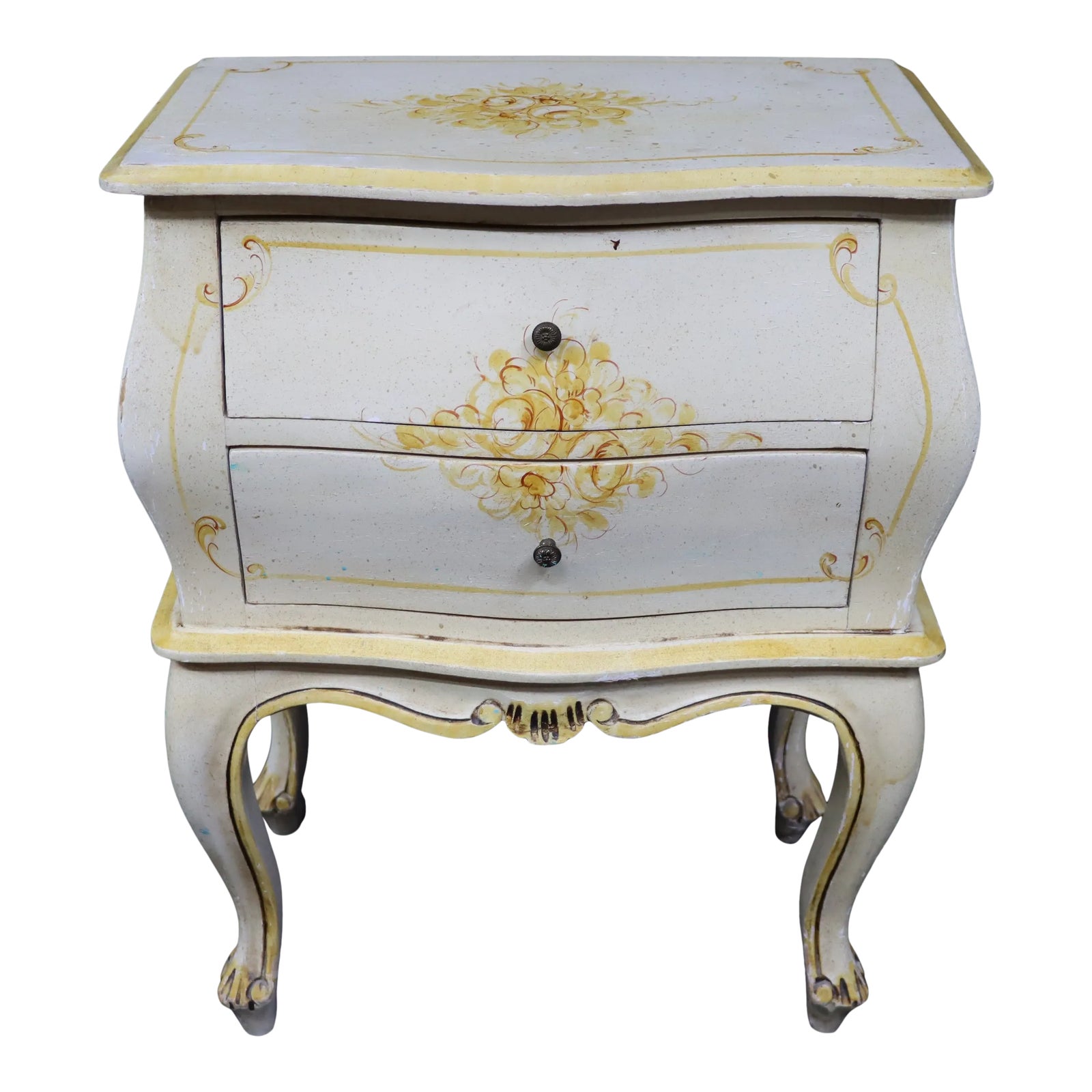 Florentine Bombay Style Nightstand | Chairish