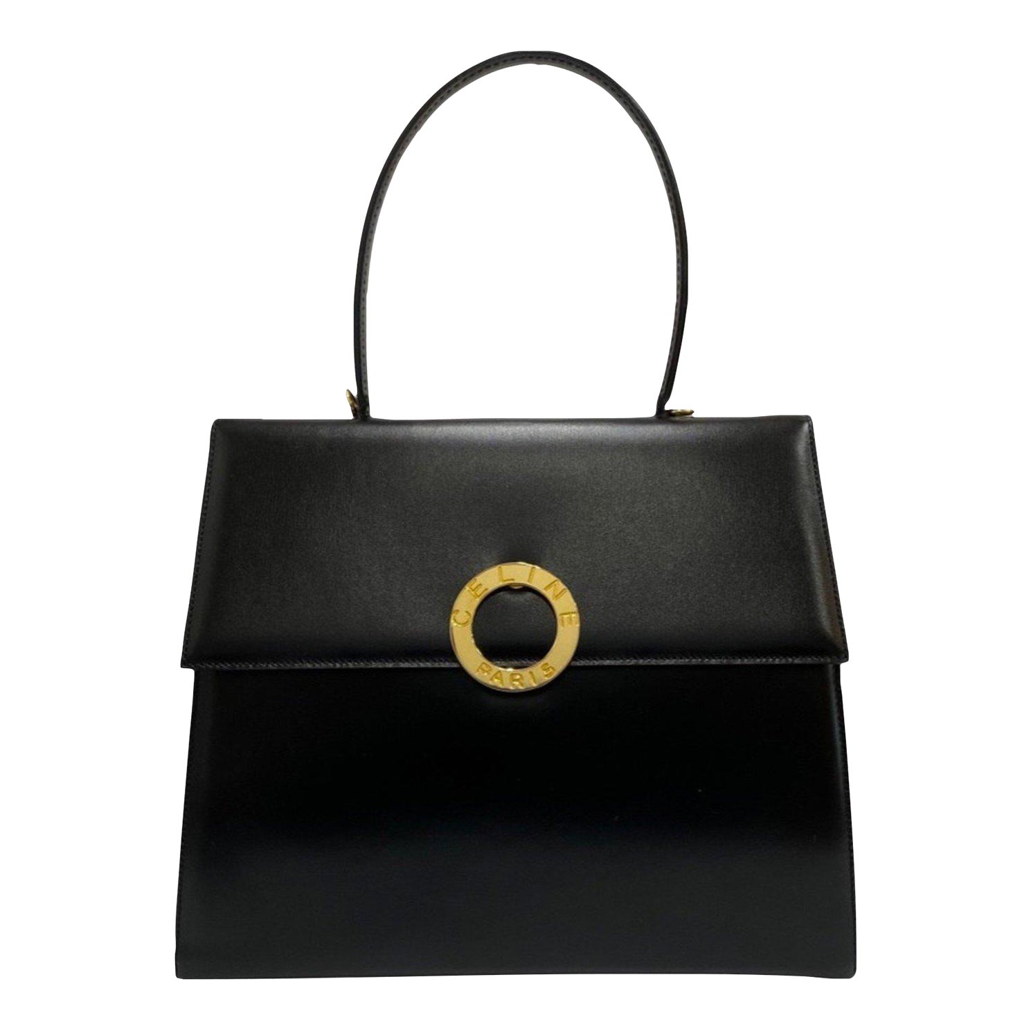 Celine Logo Du Cercle Handbag | Chairish